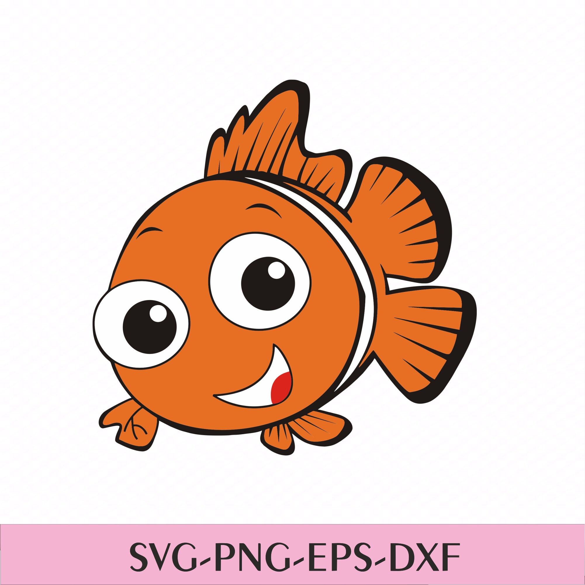Nemo SVG Svg Silhouette Cut File Svg File Cricut Cartoon - Etsy Canada