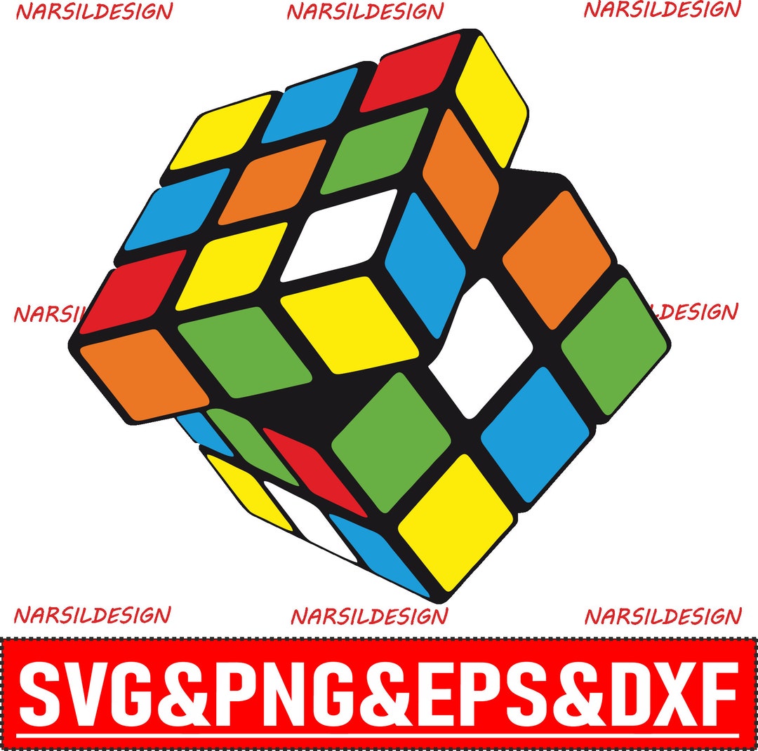 Rubiks Cube SVG File, Rubiks Cube Cricut SVG, Iron On, Digital Download ...