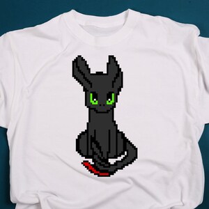 Toothless Pixel Art, Svg Train Your Dragon Svg, Dragon Toothless Svg ...