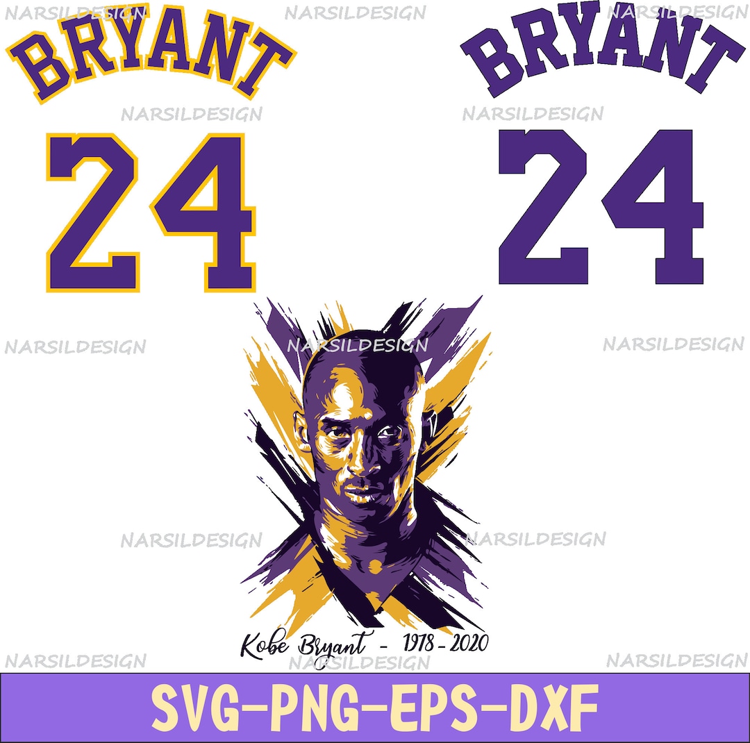 Kobe Bryant SVG Bundle,kobe Bryant PNG Bundle,basketball Star SVG - Etsy