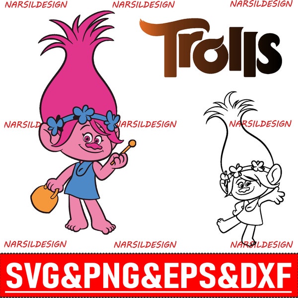 Trolls Svg - Etsy