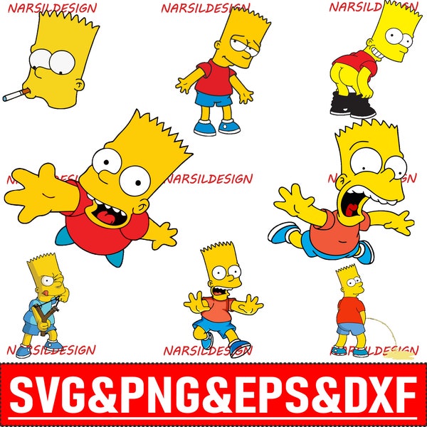 Bart Simpson Sticker - Etsy
