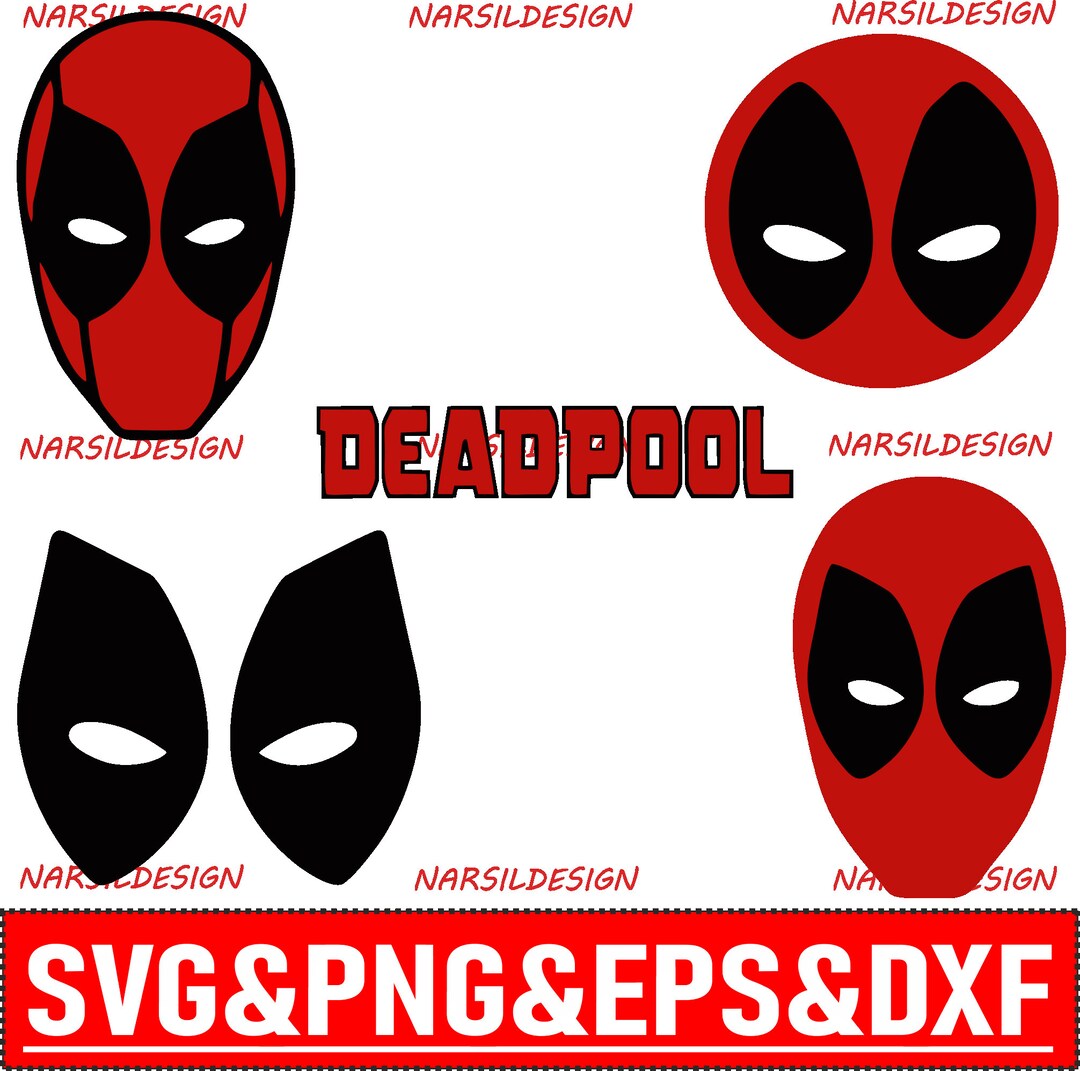 Deadpool Bundle Layered Item, Deadpool Svg/png Bundle Layered Item ...