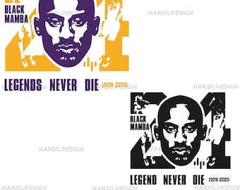 Kobe Bryant SVG Bundle,kobe Bryant PNG Bundle,basketball Star SVG - Etsy