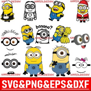 Minions Svg Bundle Minion SVG for Craft Machines Cricut - Etsy Australia