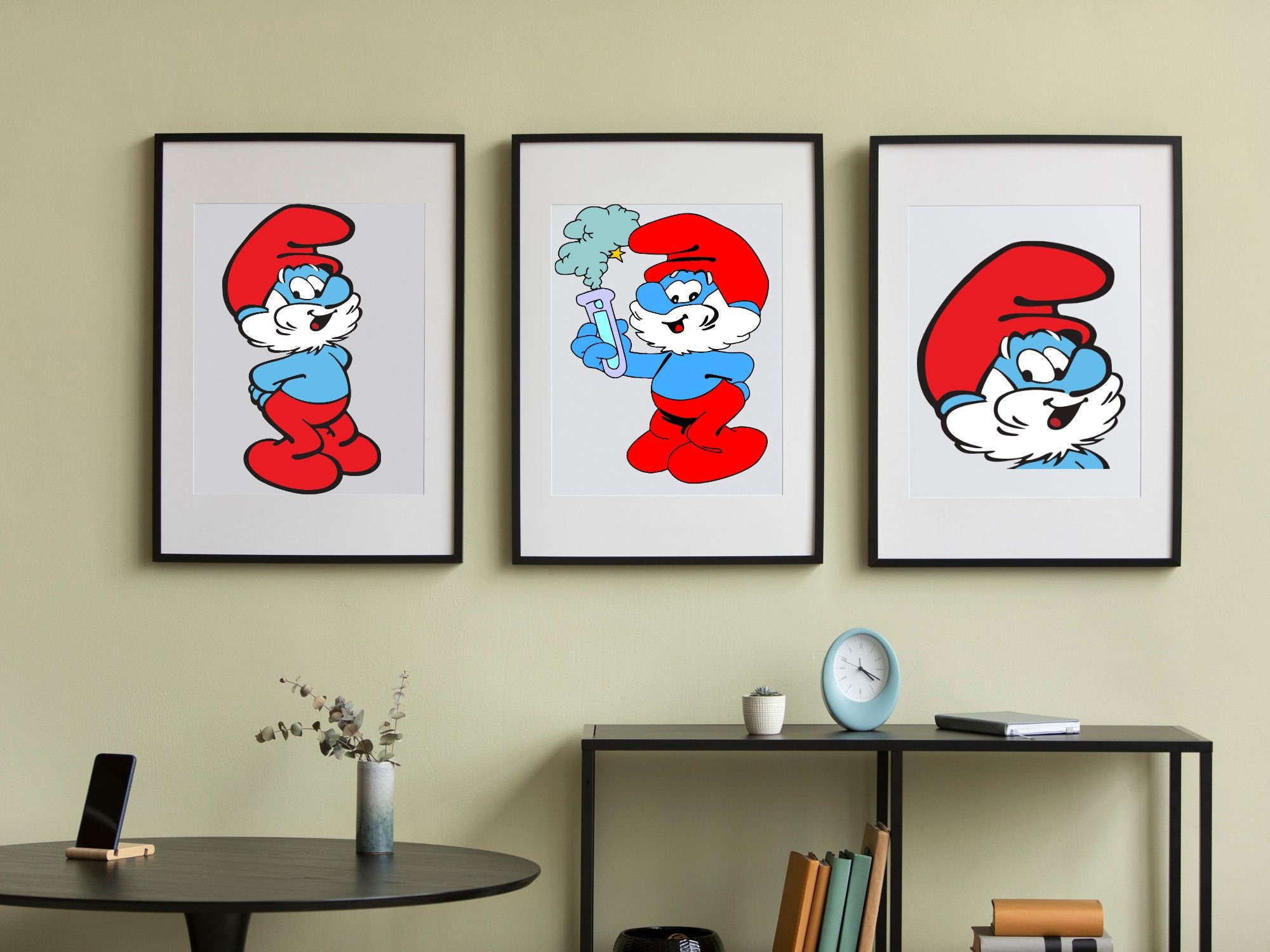 Smurfs SVG Bundle the Smurfs Print Files Smurfs Outline - Etsy Australia