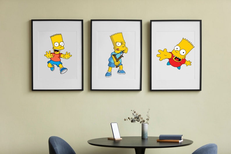 Bart Simpson SVG Bundle, Cartoon Sticker (png, Eps, Jpg) - Etsy