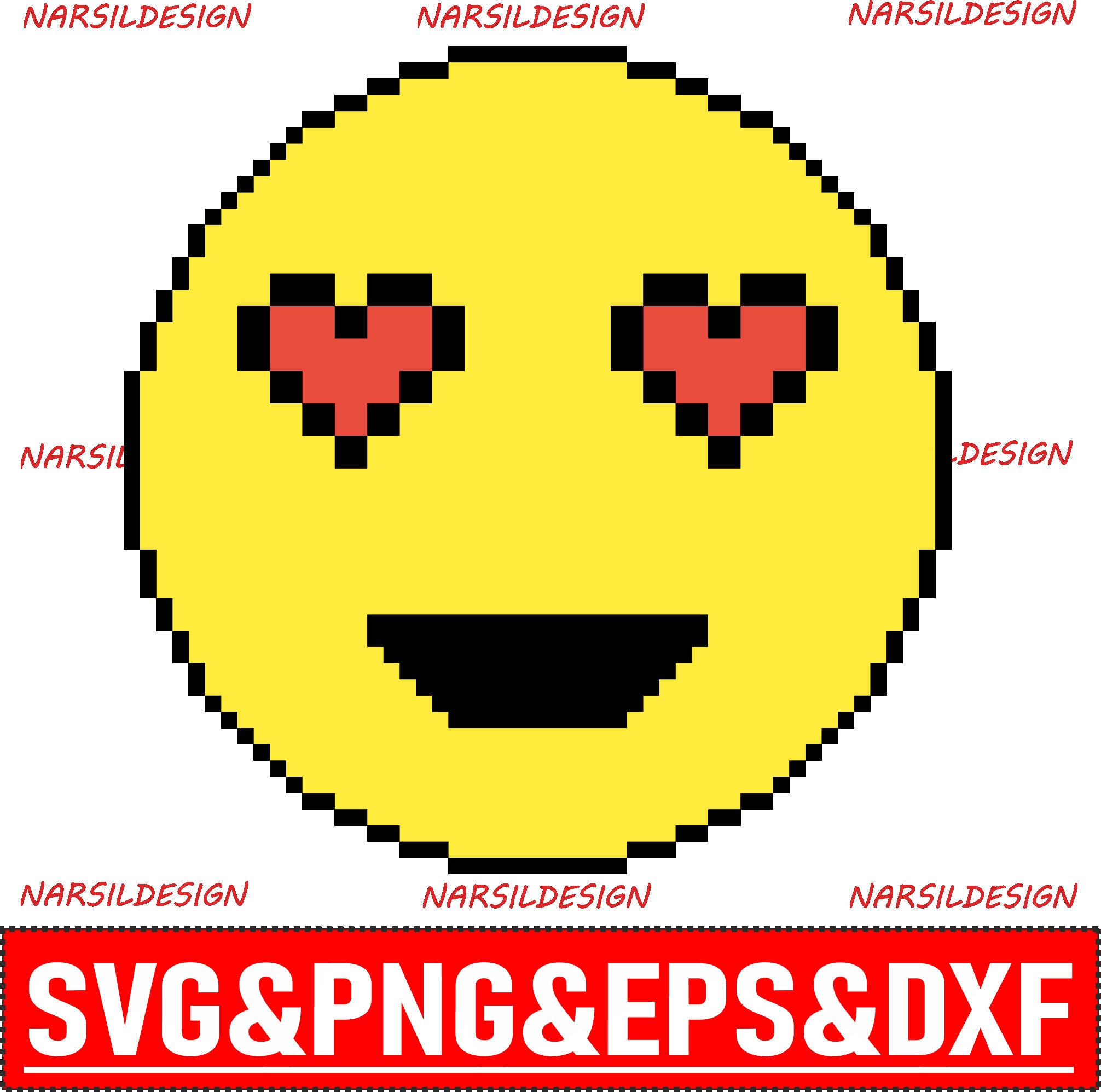 Heart Emoji Pixel Art