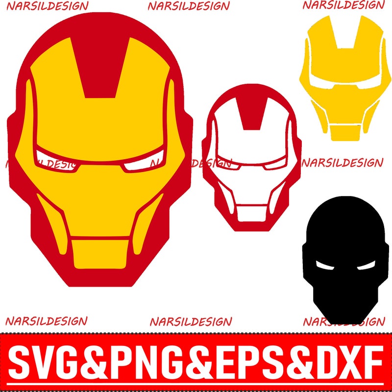 Iron Man Vector Logo - Etsy