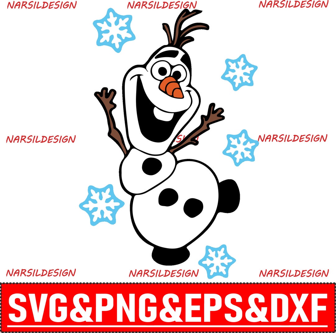 Olaf Svg, Christmas Svg, Layered Svg, Instant Download, Cut File Design ...