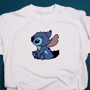 Stitch Pixel Art SVG for Cricut and Sublimation, Stitch Cut Files ...