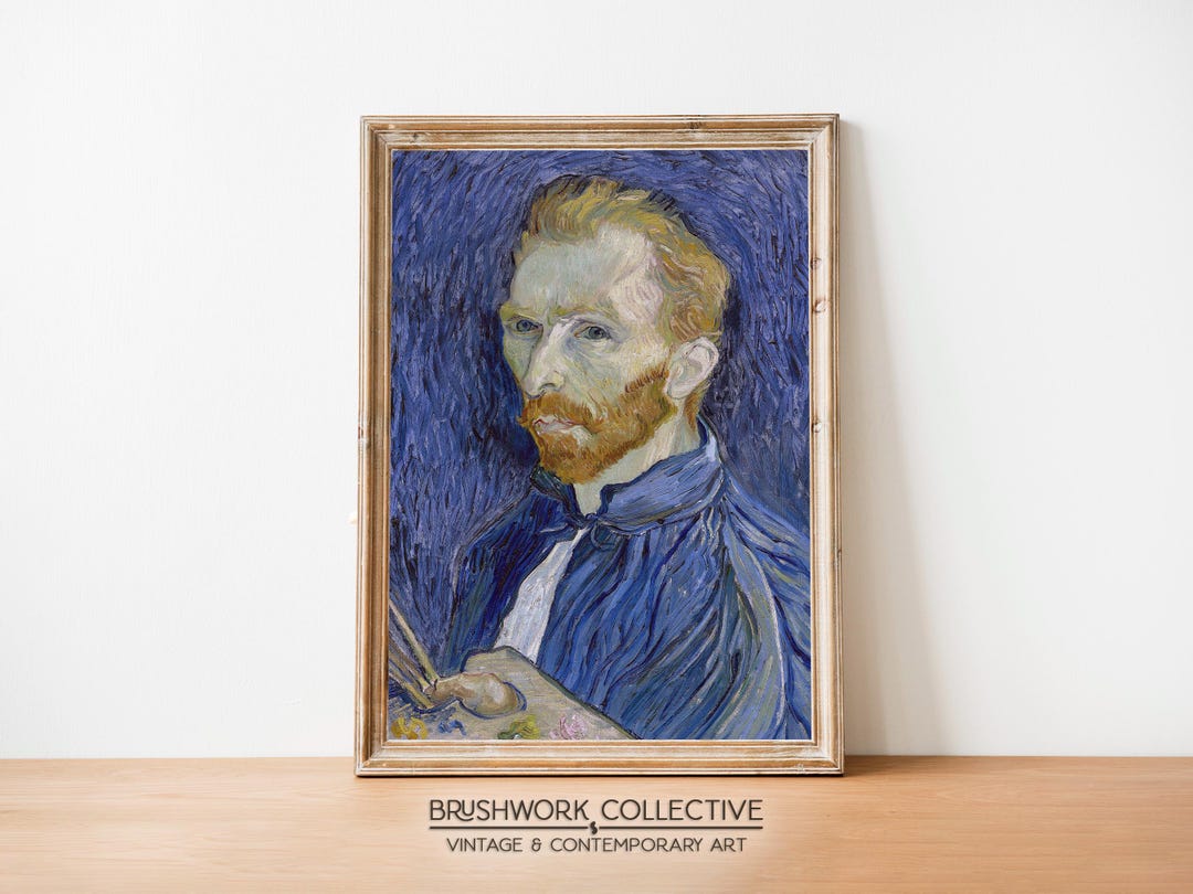 Impressionist Van Gogh Portrait Painting | Vivid Portrait Wall Art ...