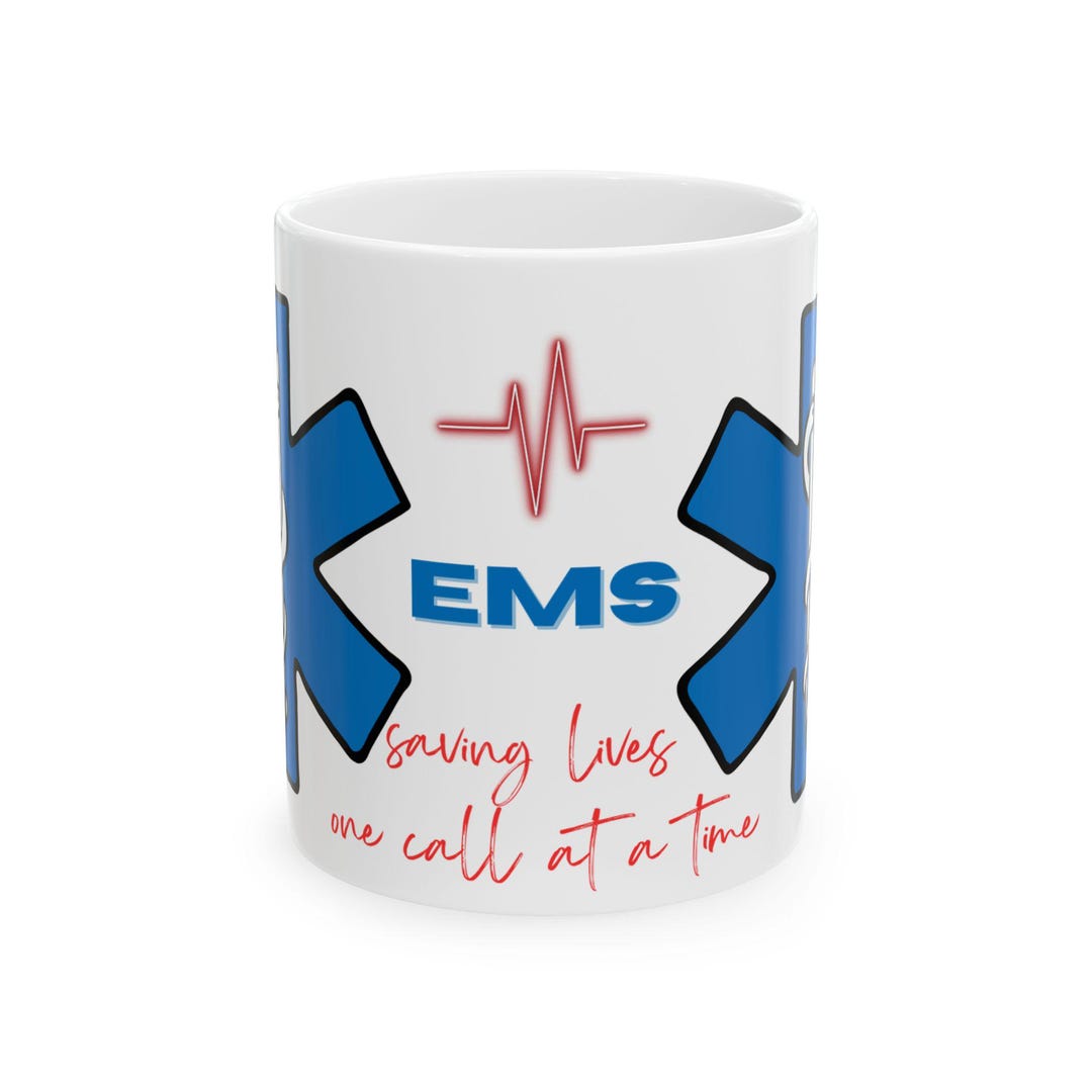 EMS Ceramic Mug: First Responder Coffee Cup EMT Paramedic Gift - Etsy