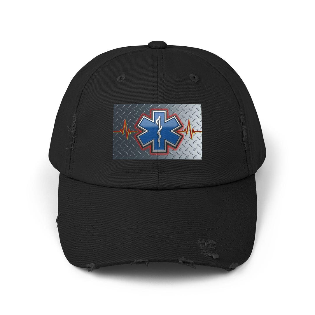 Vintage Distressed EMS Cap: Emergency Medical Service EMT Hat - Etsy