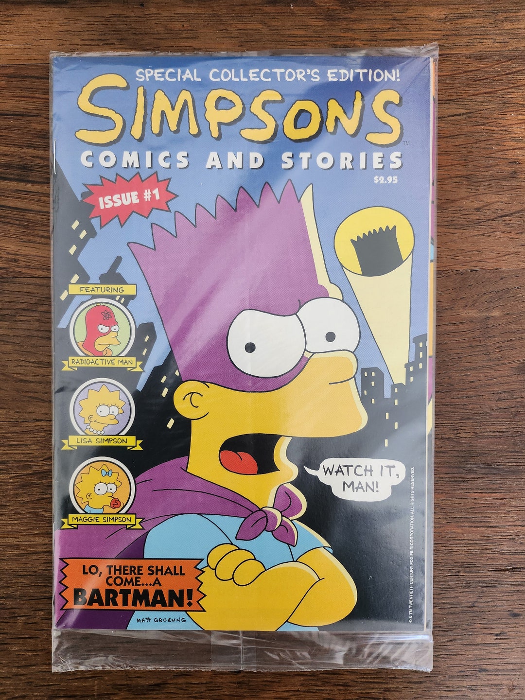 1993 THE Simpsons Comics 1 - Etsy
