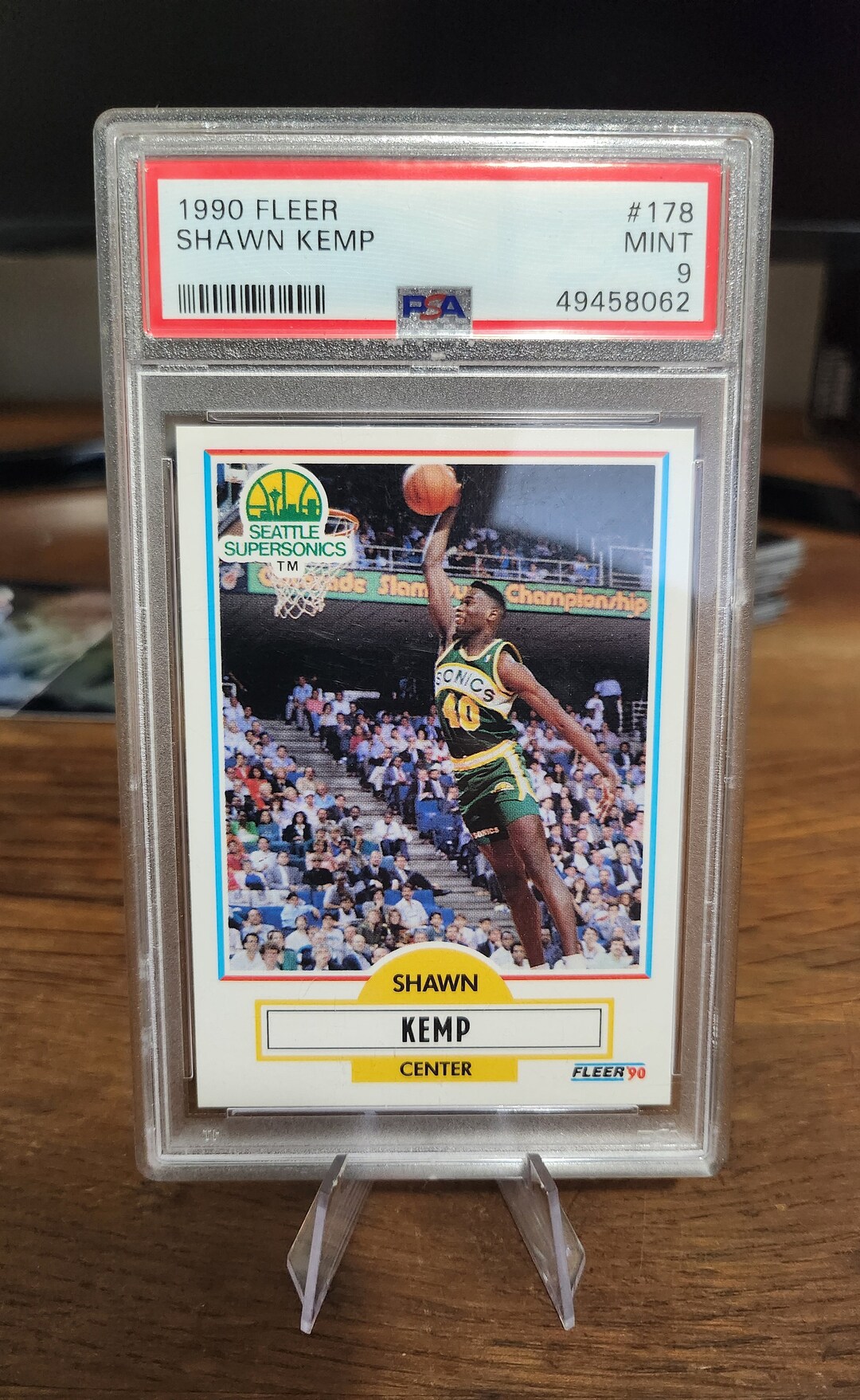 Shawn Kemp PSA Rookie - Etsy