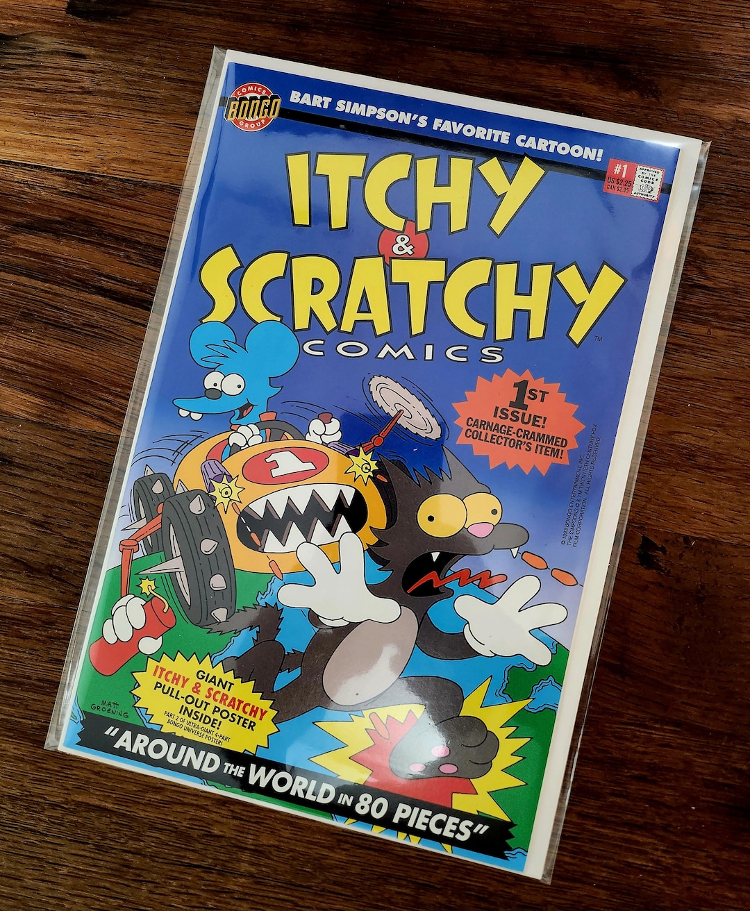 1993 Itchy and Scratchy Comics 1st - Etsy