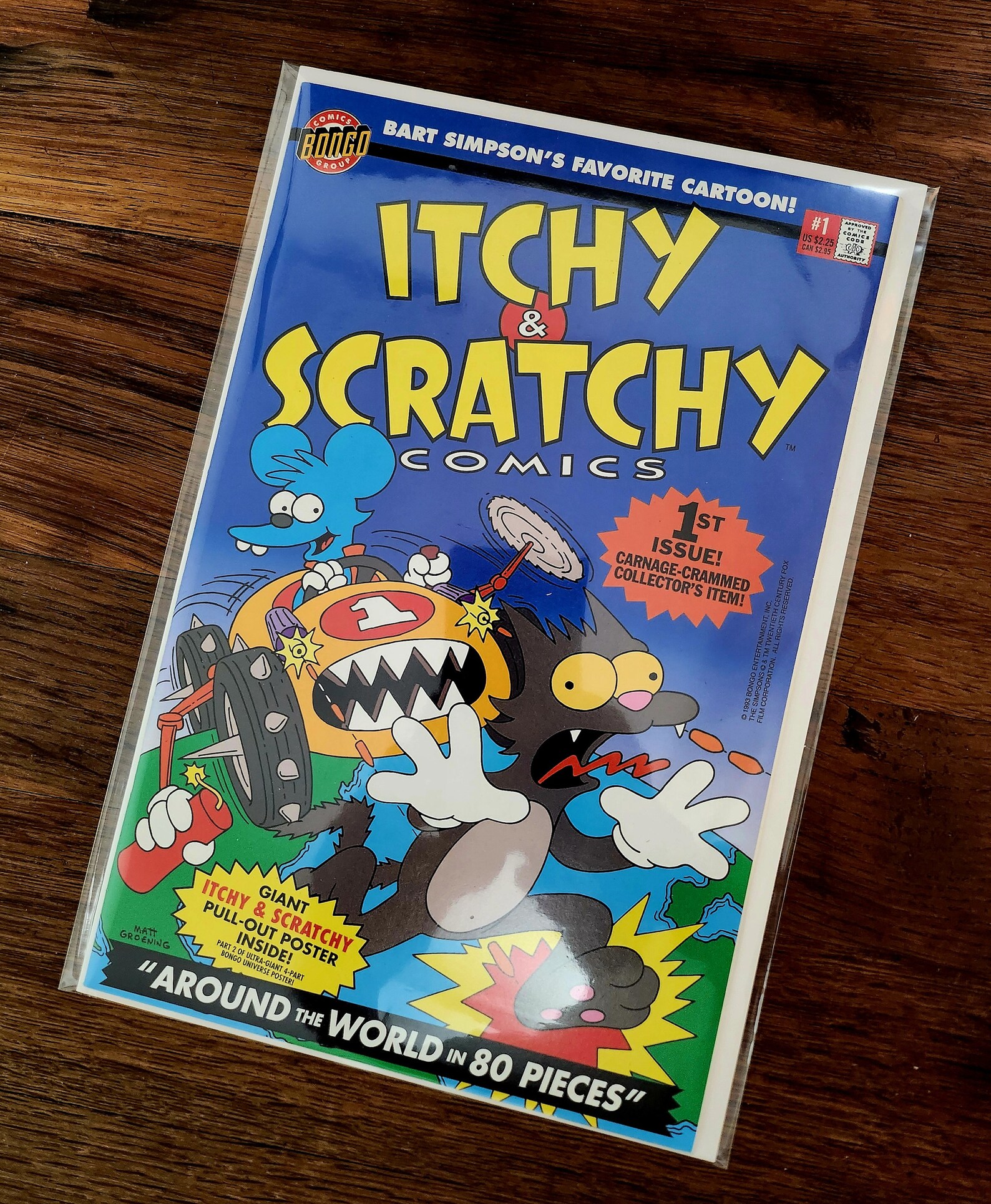 1993 Itchy and Scratchy Comics 1st - Etsy