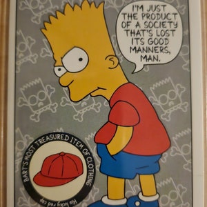 Bart Simpson 93 Skybox Series - Etsy