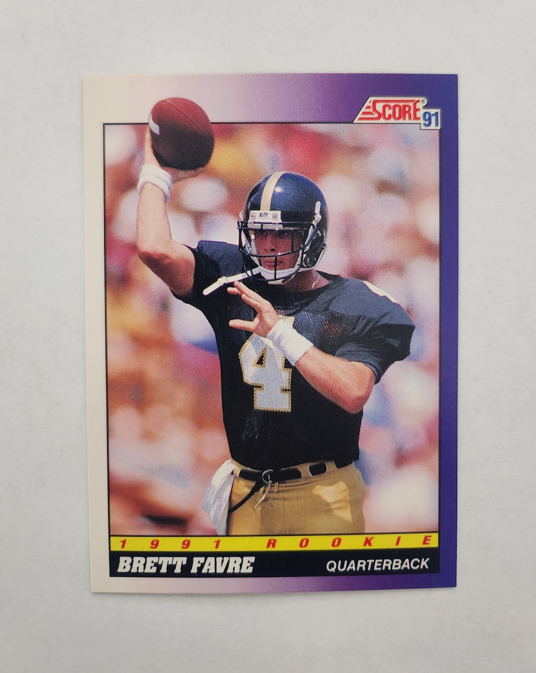 Brett Favre Rookie Card - Etsy