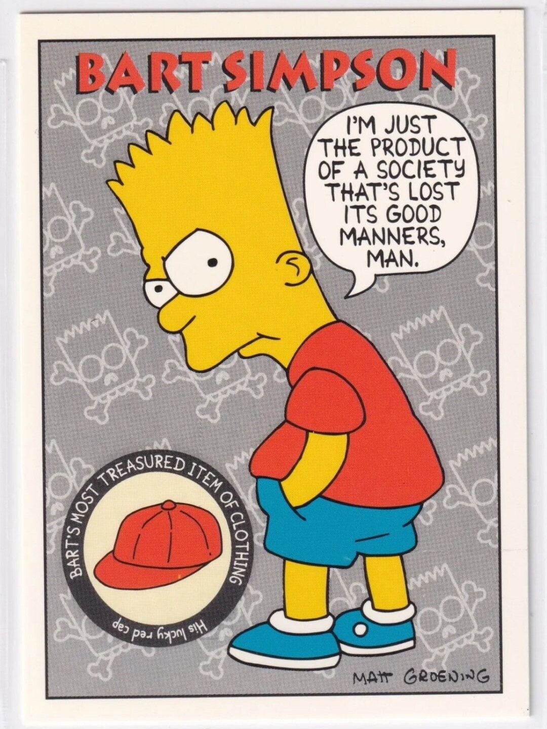 Bart Simpson 93 Skybox Series - Etsy