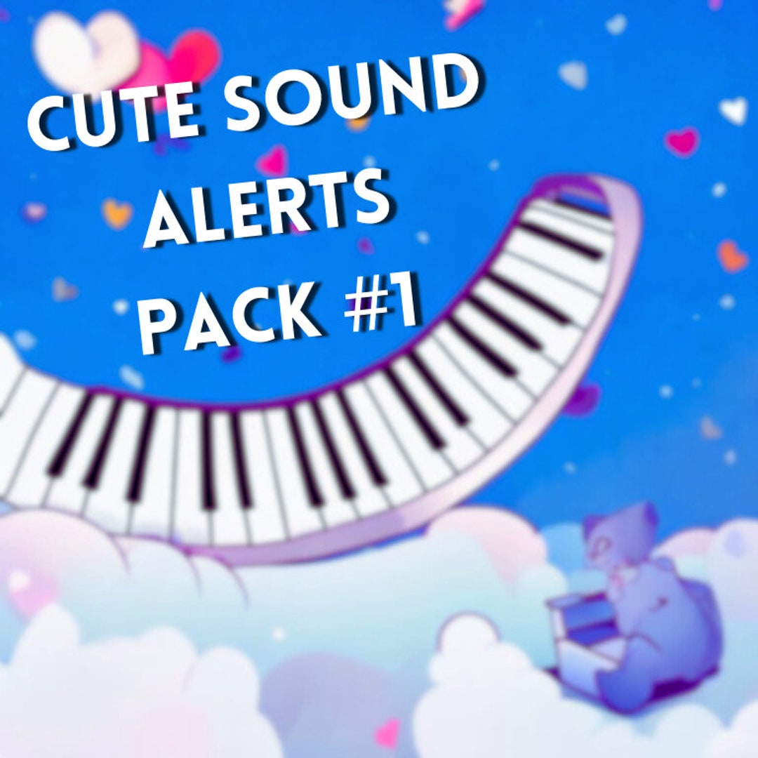 Twitch Sound Alerts for Streamer, Vtuber, Pngtuber | Basic Cute Sound ...