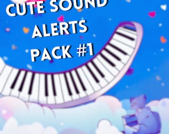 Twitch Sound Alerts for Streamer, Vtuber, Pngtuber | Basic Cute Sound ...