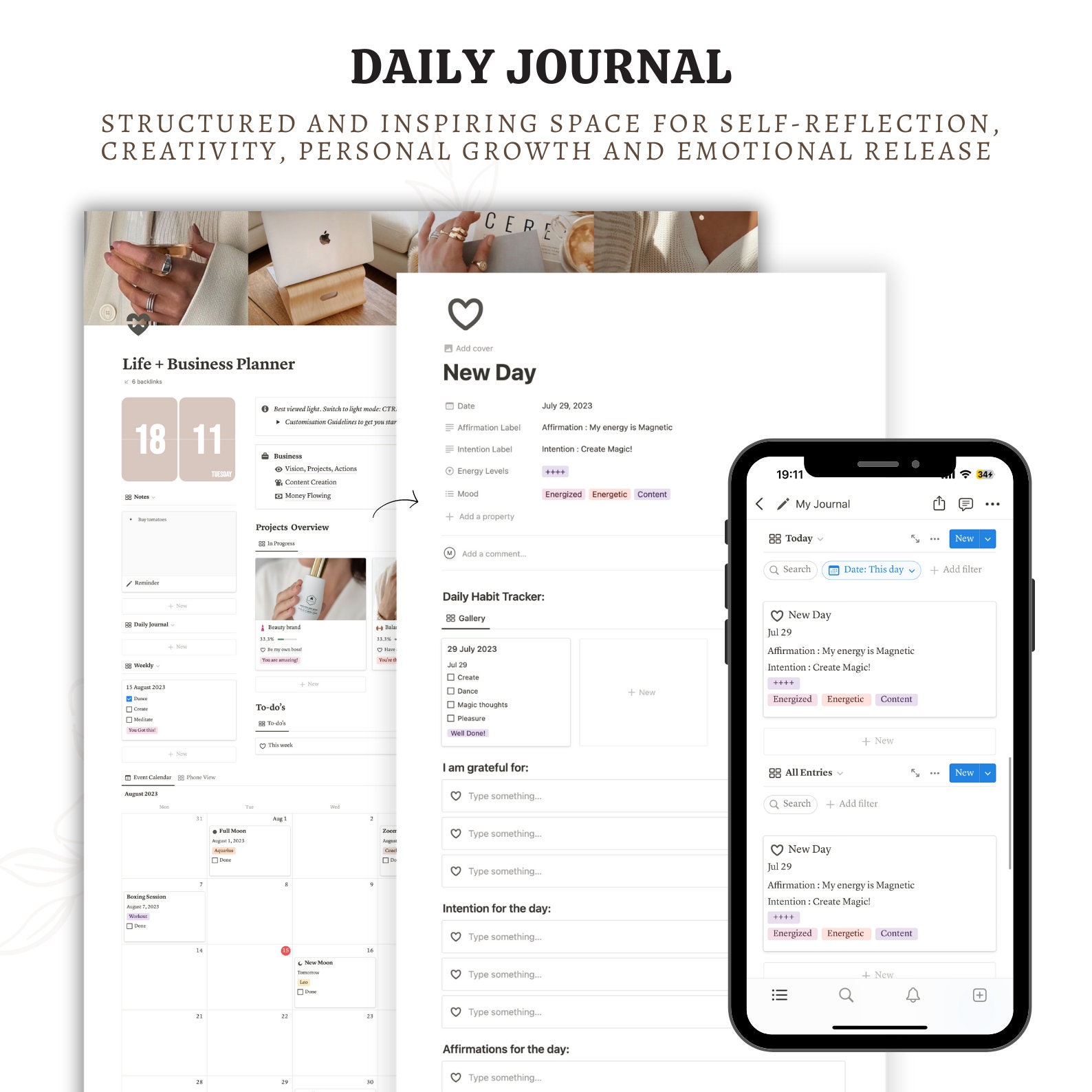 2024 All in One Notion Template, Entrepreneur Dashboard, Ultimate Life Planner, Aesthetic Design ...