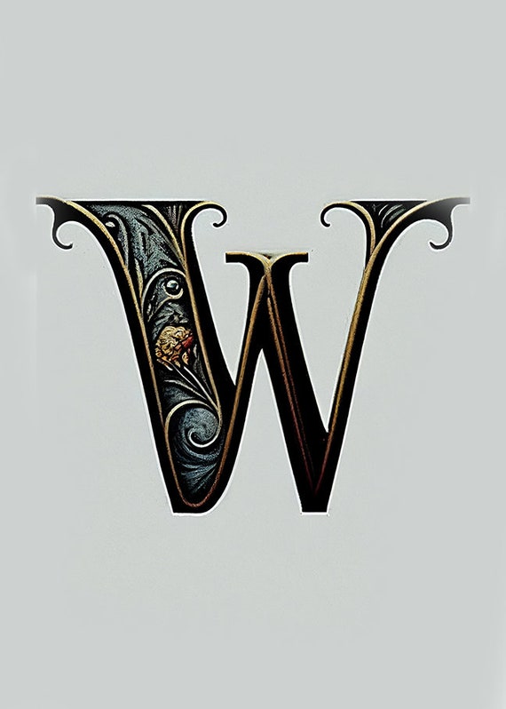 Decorative Letter W