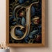 Illuminated Manuscript | Letter J Initial With Classic Flourish | GREAT ...