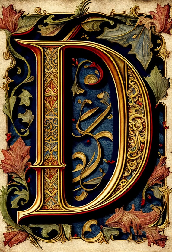 Illuminated Letters D