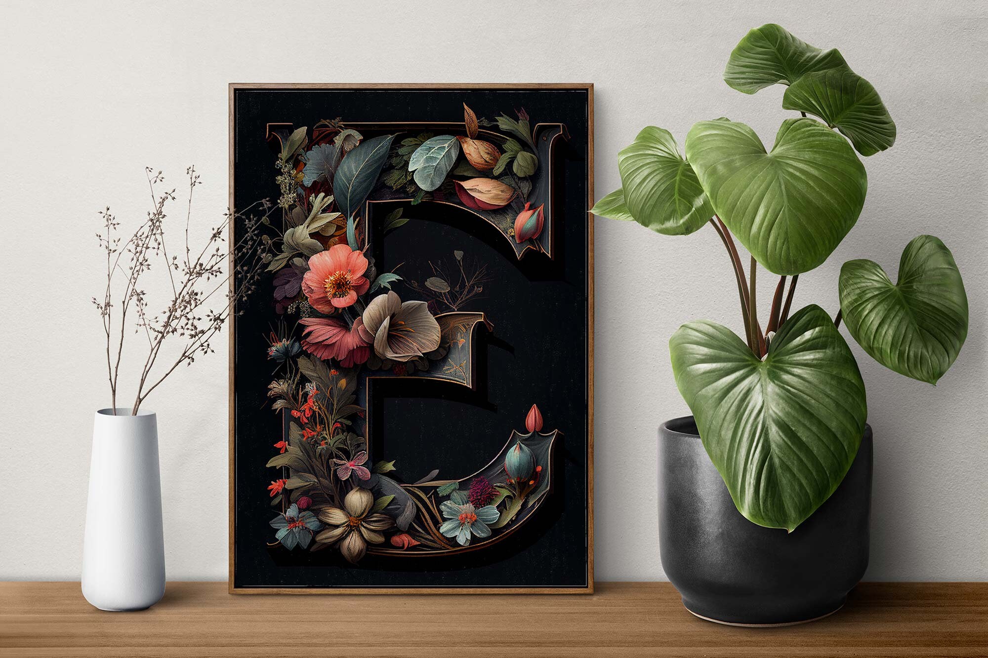 Illuminated Manuscript | Letter E With Classic Flourish | Initial ...