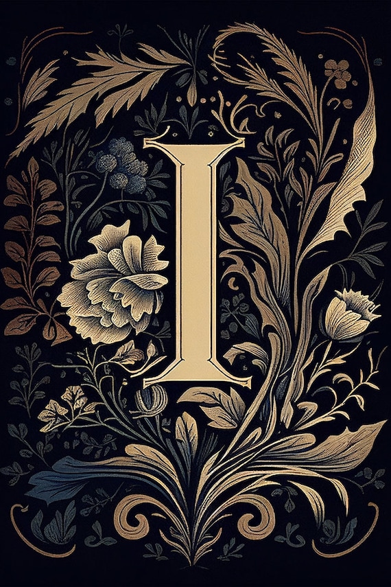 Illuminated Manuscripts Letter L