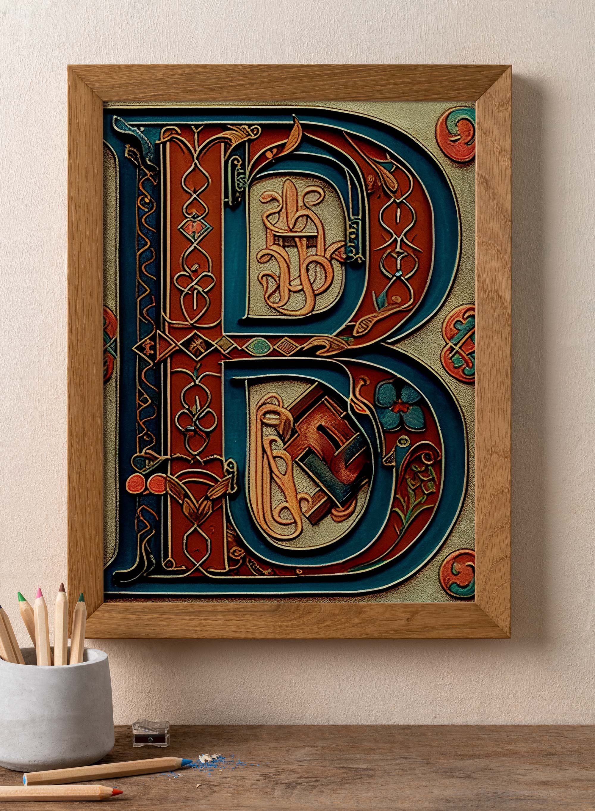 Modern Illuminated Manuscript Letters