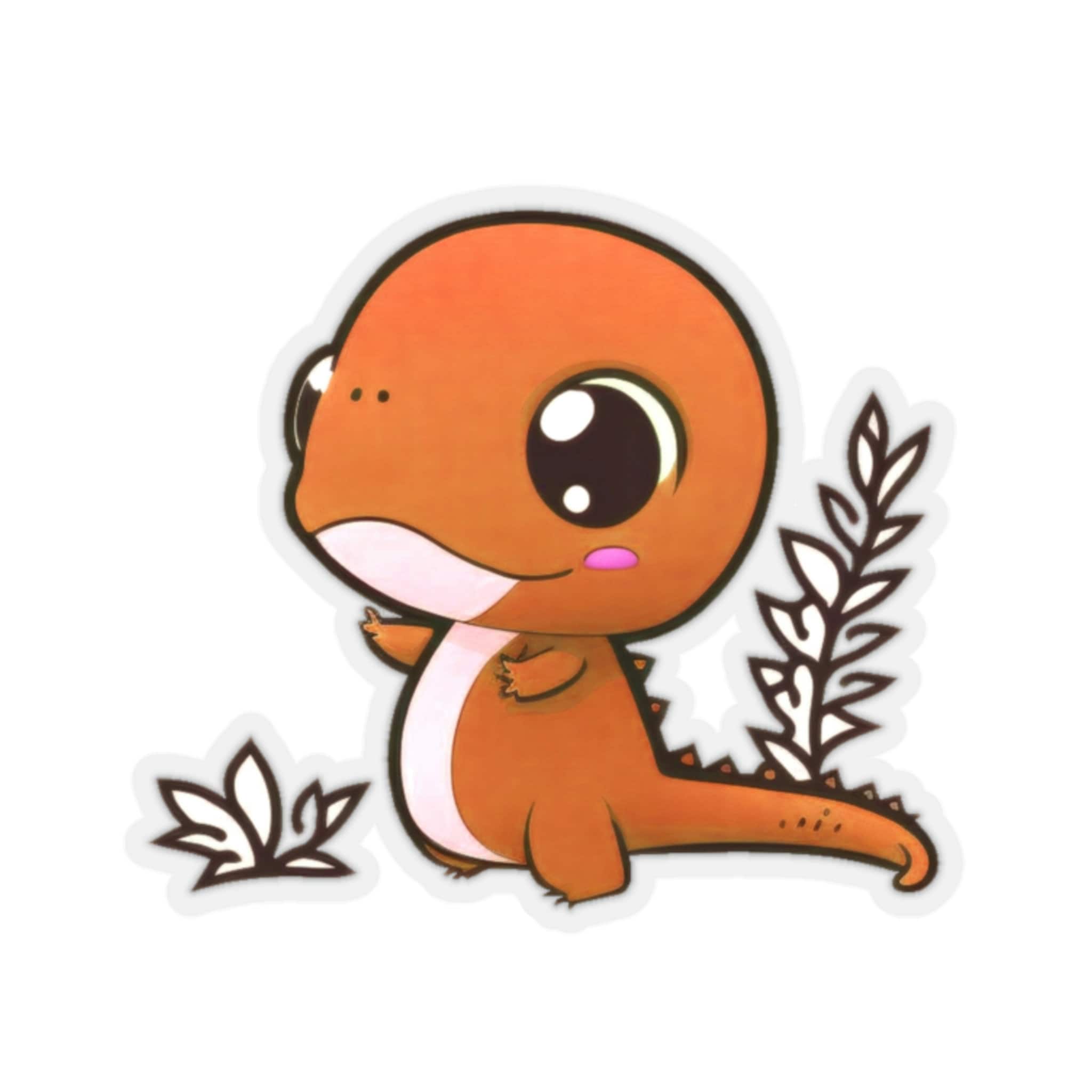 Cute Chibi Lizard Sticker - Etsy