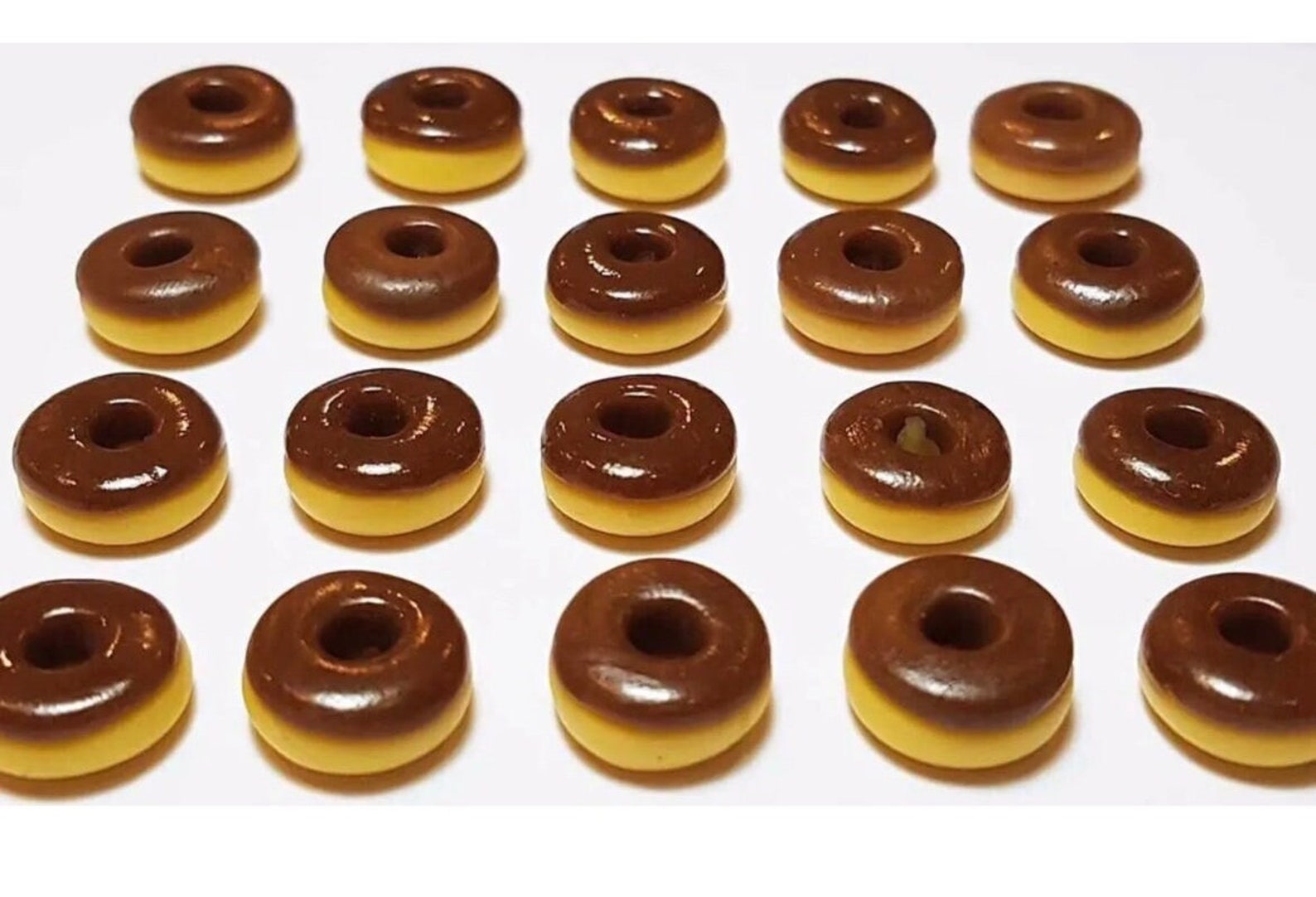 6pc Miniature Chocolate Frosted Donut Lot 1;6-1;12 Scale - Etsy