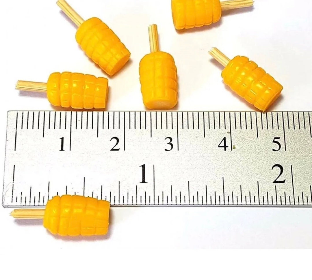 5pc Miniature 1/2 Corn Cob on a Stick Lot 1;6-1;12 Scale - Etsy