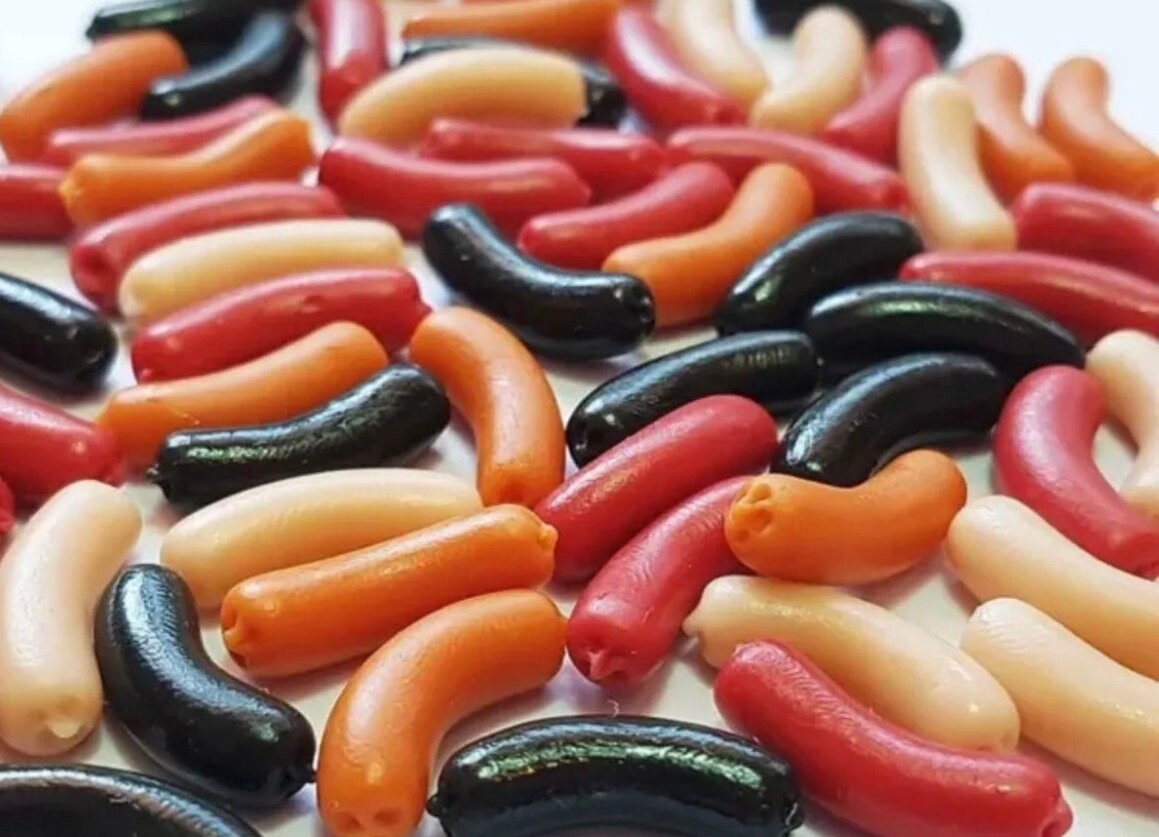 8 Pc Miniature Smoke House Butchers Mix Sausage Link Lot - Etsy