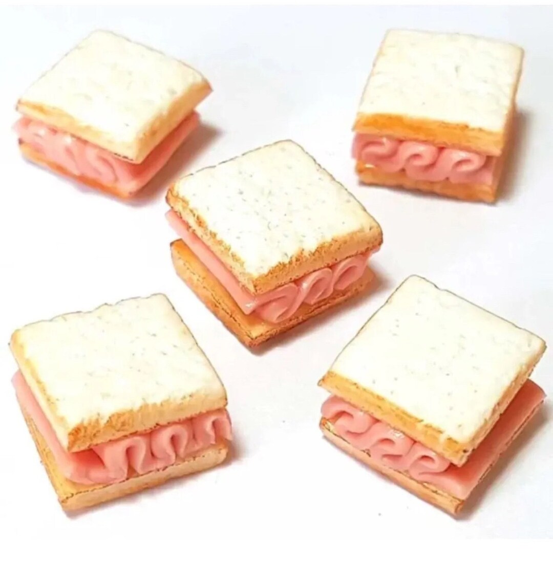 5pc Miniature Folded Ham Sandwich Lot 1;6-1;12 Scale - Etsy