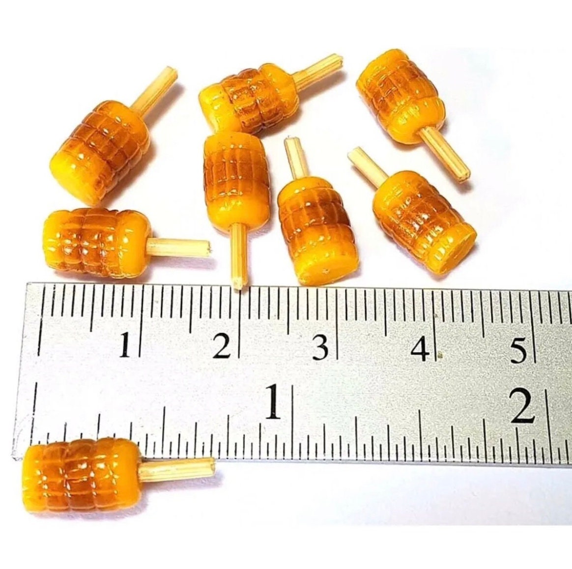 5pc Miniature Charred Corn Cob on a Stick Lot 1;6-1;12 Scale - Etsy