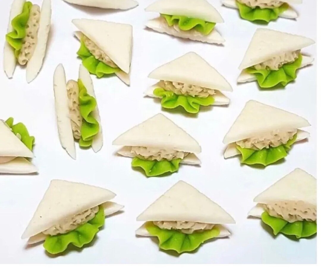 5pc Miniature Tuna Sandwich on White Bread Lot 1;6-1;12 Scale - Etsy