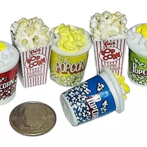 4pc Miniature Popcorn Boxes and Buckets Lot 1;6-1;12 Scale - Etsy