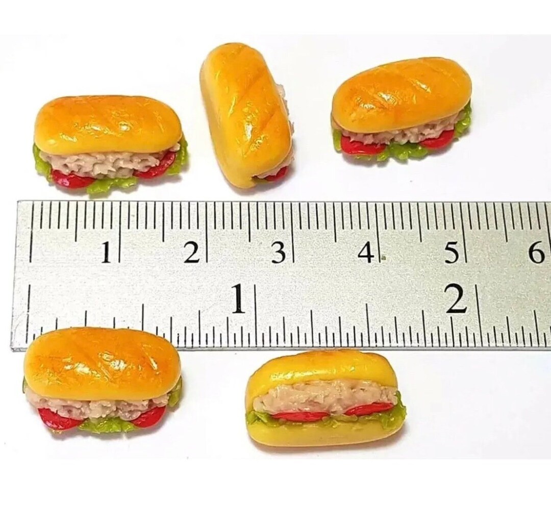 4pc Miniature Tuna Sub Sandwich Lot 16-112 Scale - Etsy