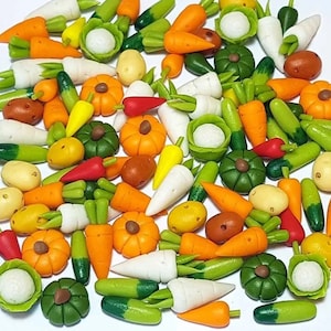 20pc Miniature Assorted Fruit and Mixed Vegetable Grocery Lot 1;6-1;12 ...