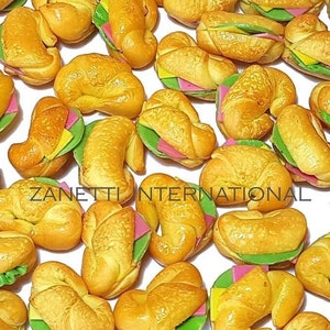 4pc Miniature Ham and Cheese Sandwiches Half Lot 112 Scale - Etsy