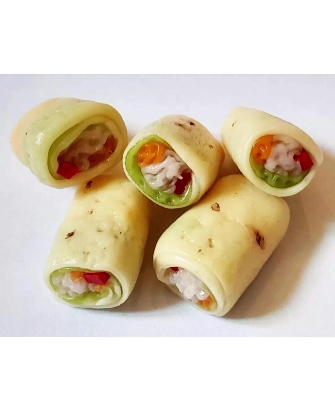 5pc Miniature Tuna Tortilla Wraps Lot 1;6-1;12 Scale - Etsy