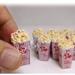 4pc Miniature Popcorn Boxes and Buckets Lot 1;6-1;12 Scale - Etsy