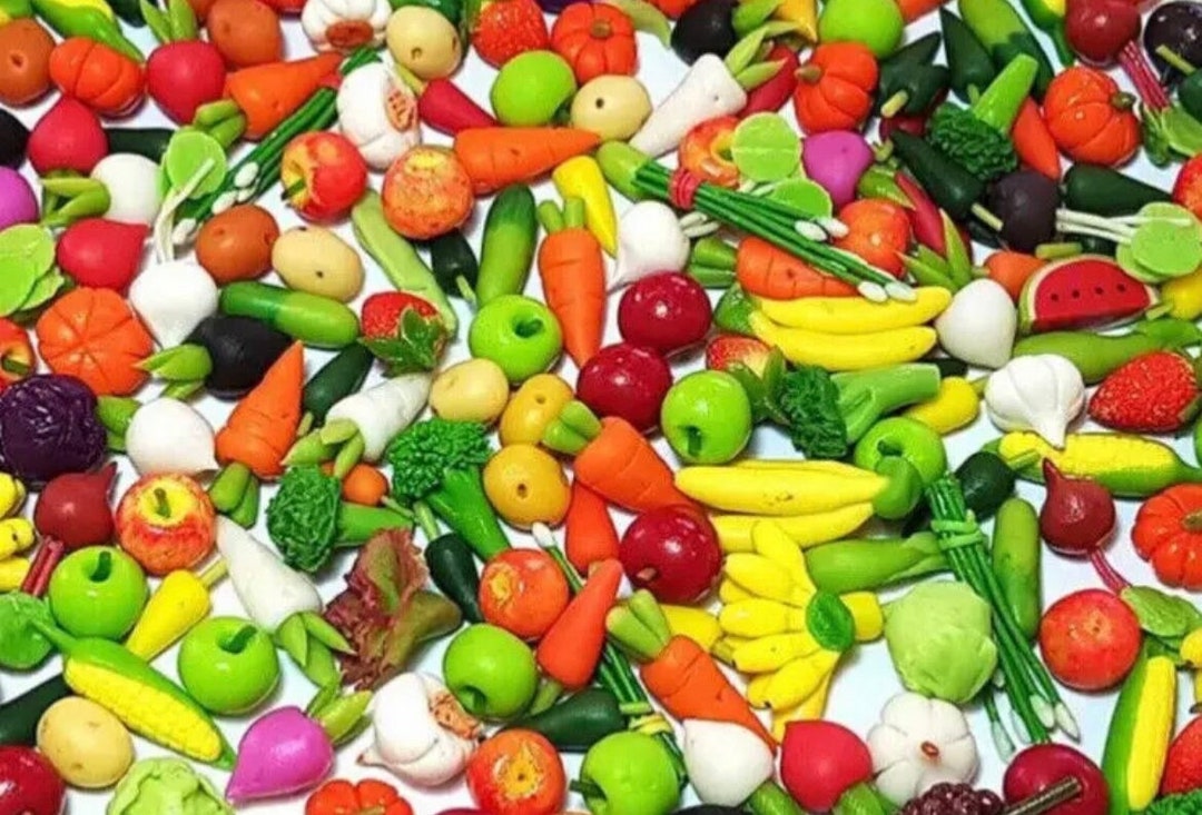20pc Miniature Assorted Fruit and Mixed Vegetable Grocery Lot 1;6-1;12 ...