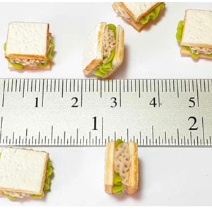 5pc Miniature Tuna Sandwich Whole Lot 1;6-1;12 Scale - Etsy