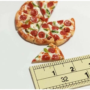 8pc Miniature Pepperoni Pizza Pie Slices Lot 1;6-1;12 Scale - Etsy